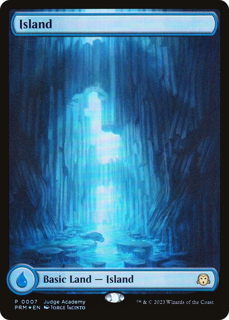 Island - Full Art (0007) - Judge Promos - Magic: The Gathering