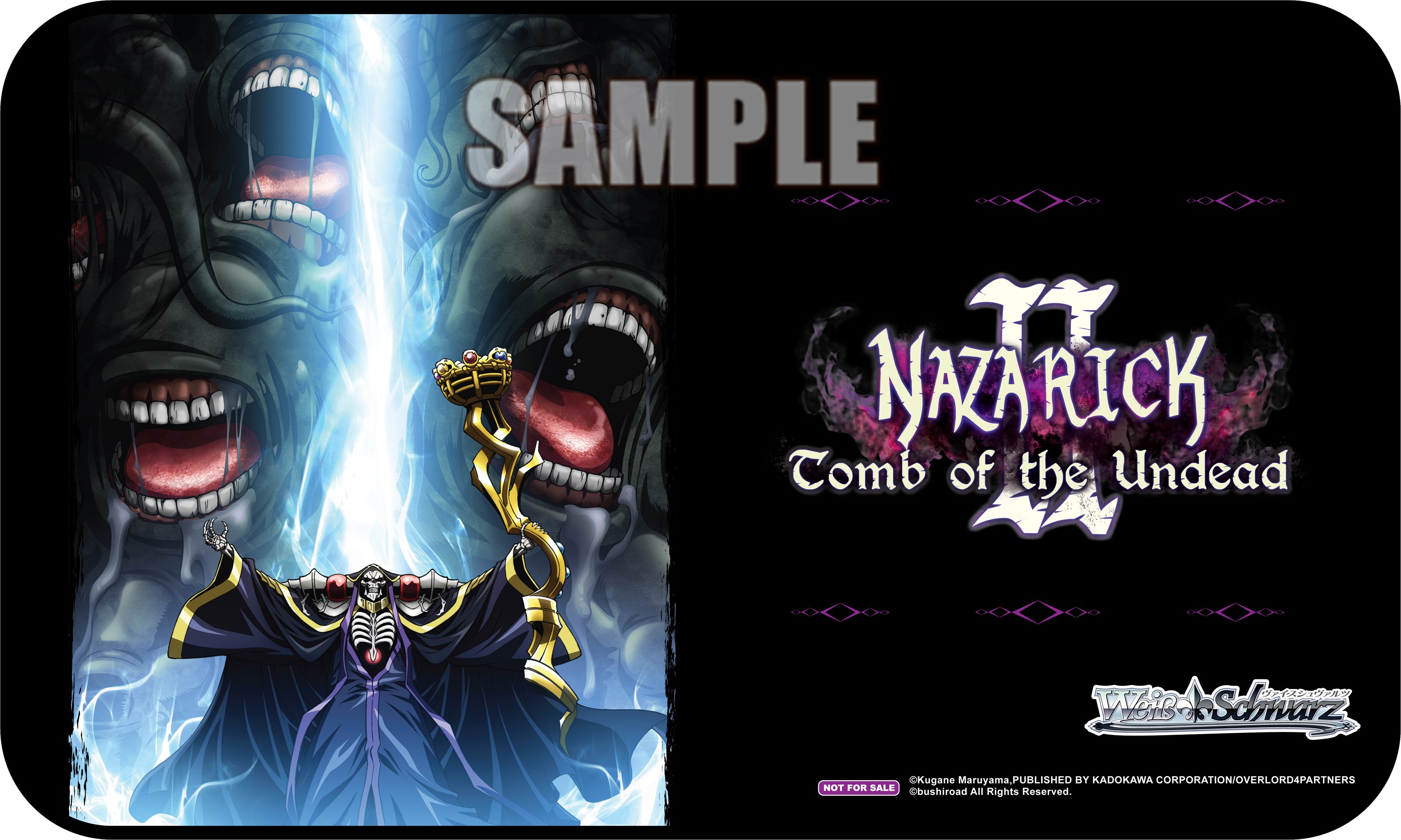 Weiss Schwarz Preorder Stitched Playmat - Nazarick Tomb of the Undead ...