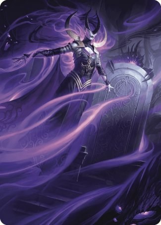 Ashiok, Wicked Manipulator Art Card (10/81) - Art Series: Wilds of ...