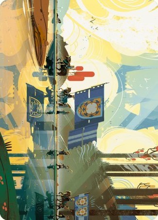 Knightly Valor Art Card - Art Series: Wilds of Eldraine - Magic: The ...