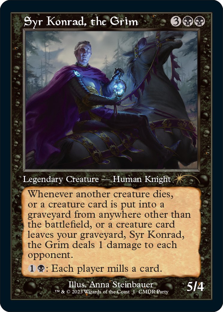 Syr Konrad, the Grim (Retro Frame) - WPN & Gateway Promos - Magic: The ...