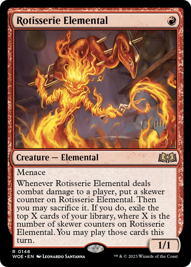Rotisserie Elemental - Promo Pack: Wilds of Eldraine - Magic: The Gathering
