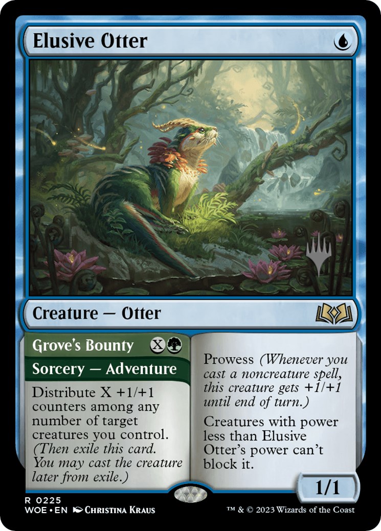 Elusive Otter - Promo Pack: Wilds of Eldraine - Magic: The Gathering