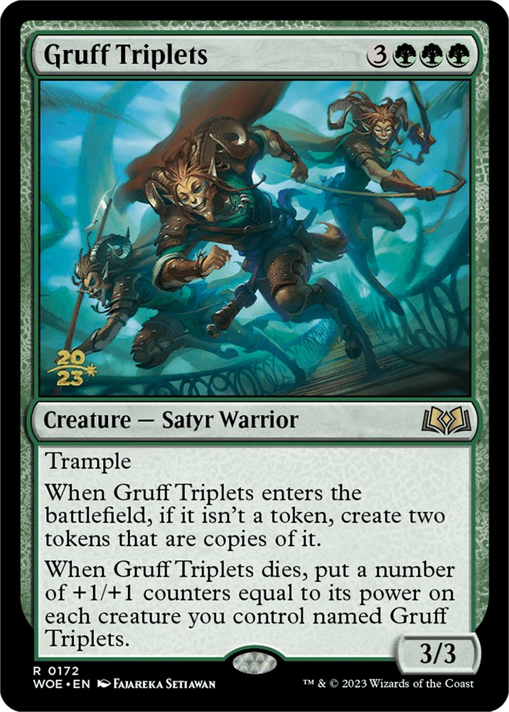 Gruff Triplets - Prerelease Cards - Magic: The Gathering