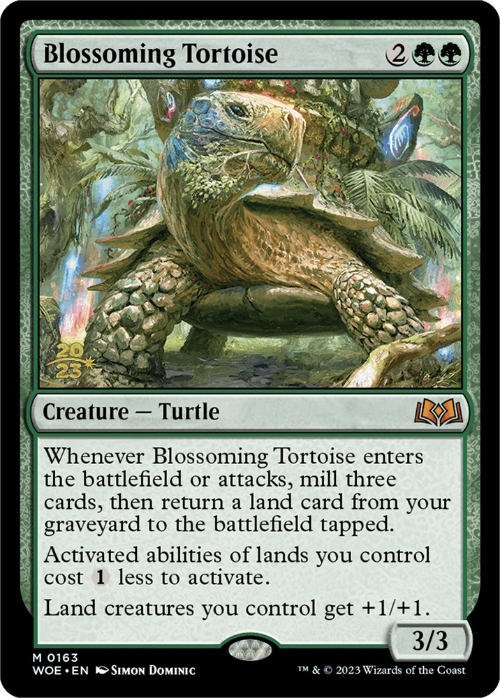 Blossoming Tortoise - Prerelease Cards - Magic: The Gathering
