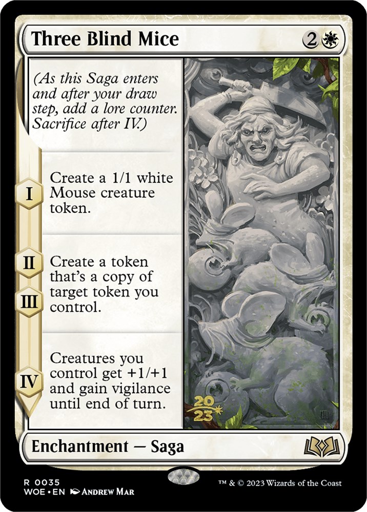 Three Blind Mice - Prerelease Cards - Magic: The Gathering