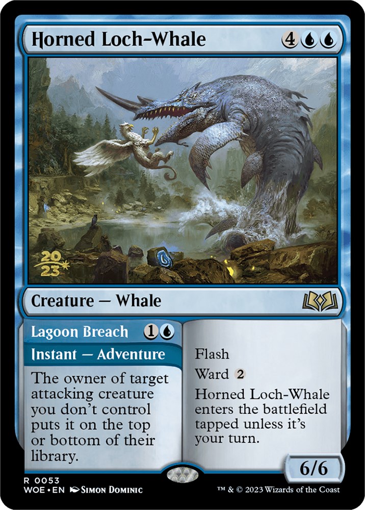 Horned Loch-Whale - Prerelease Cards - Magic: The Gathering