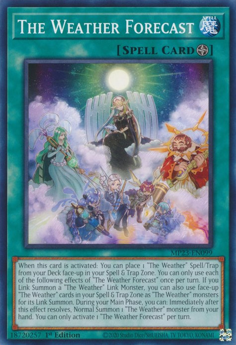 The Weather Forecast - 25th Anniversary Tin: Dueling Heroes Mega Pack ...