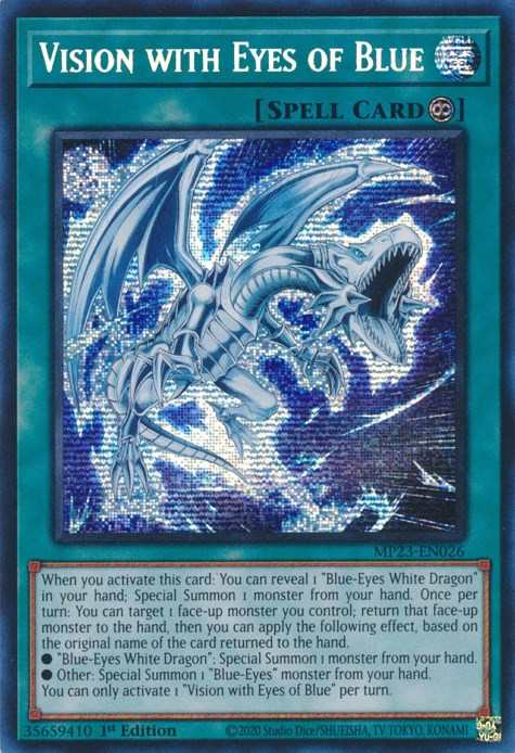 Vision with Eyes of Blue - 25th Anniversary Tin: Dueling Heroes Mega ...