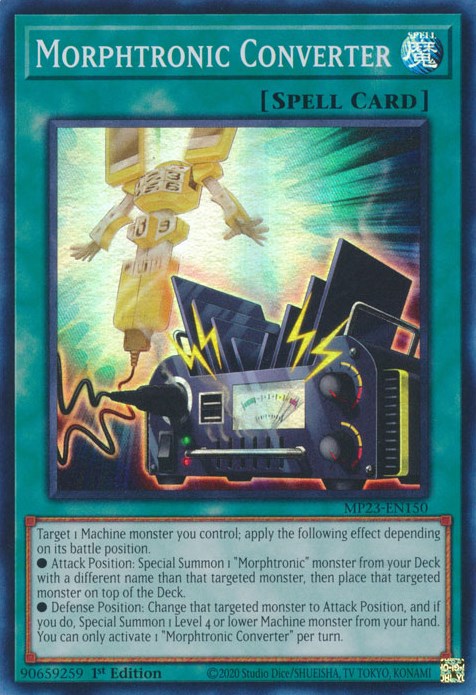 Morphtronic Converter - 25th Anniversary Tin: Dueling Heroes Mega Pack ...