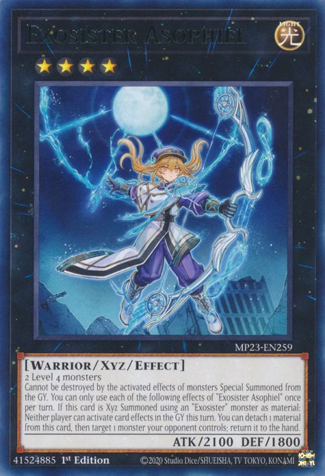 Exosister Asophiel - 25th Anniversary Tin: Dueling Heroes Mega Pack ...