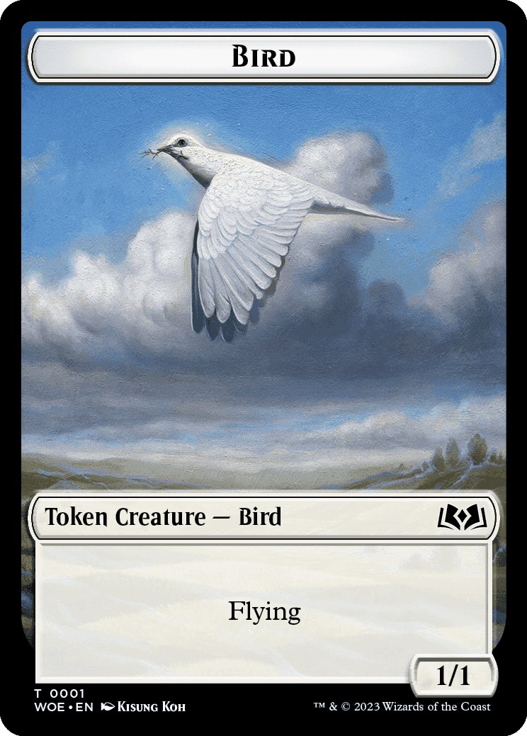 Bird // Food (0013) Double-Sided Token - Wilds of Eldraine - Magic: The ...