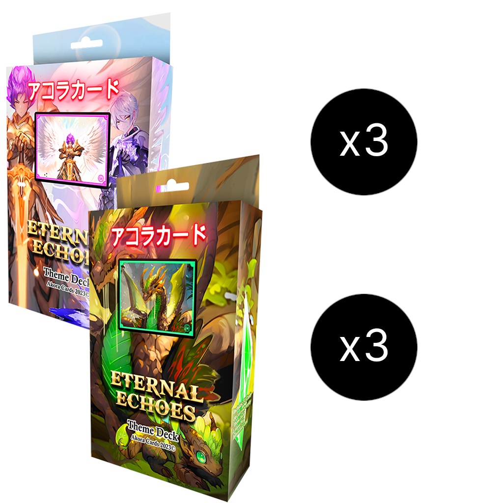 Eternal Echoes Theme Deck Display - Eternal Echoes [1st Edition ...