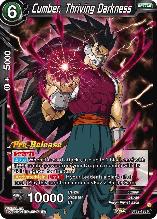 Cumber, Thriving Darkness - Critical Blow Pre-Release Cards - Dragon ...