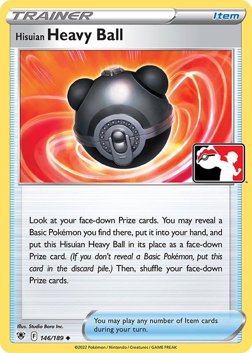 Hisuian Heavy Ball - Prize Pack Series Cards - Pokemon