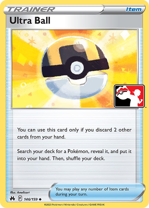 Ultra Ball - 146/159 - Prize Pack Series Cards - Pokemon