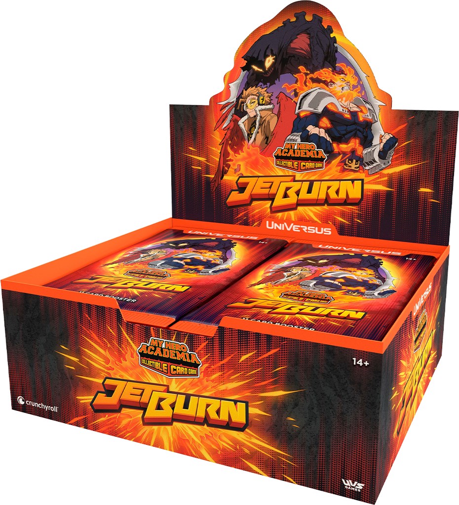 My Hero Academia: Jet Burn Booster Box - UniVersus: My Hero Academia ...