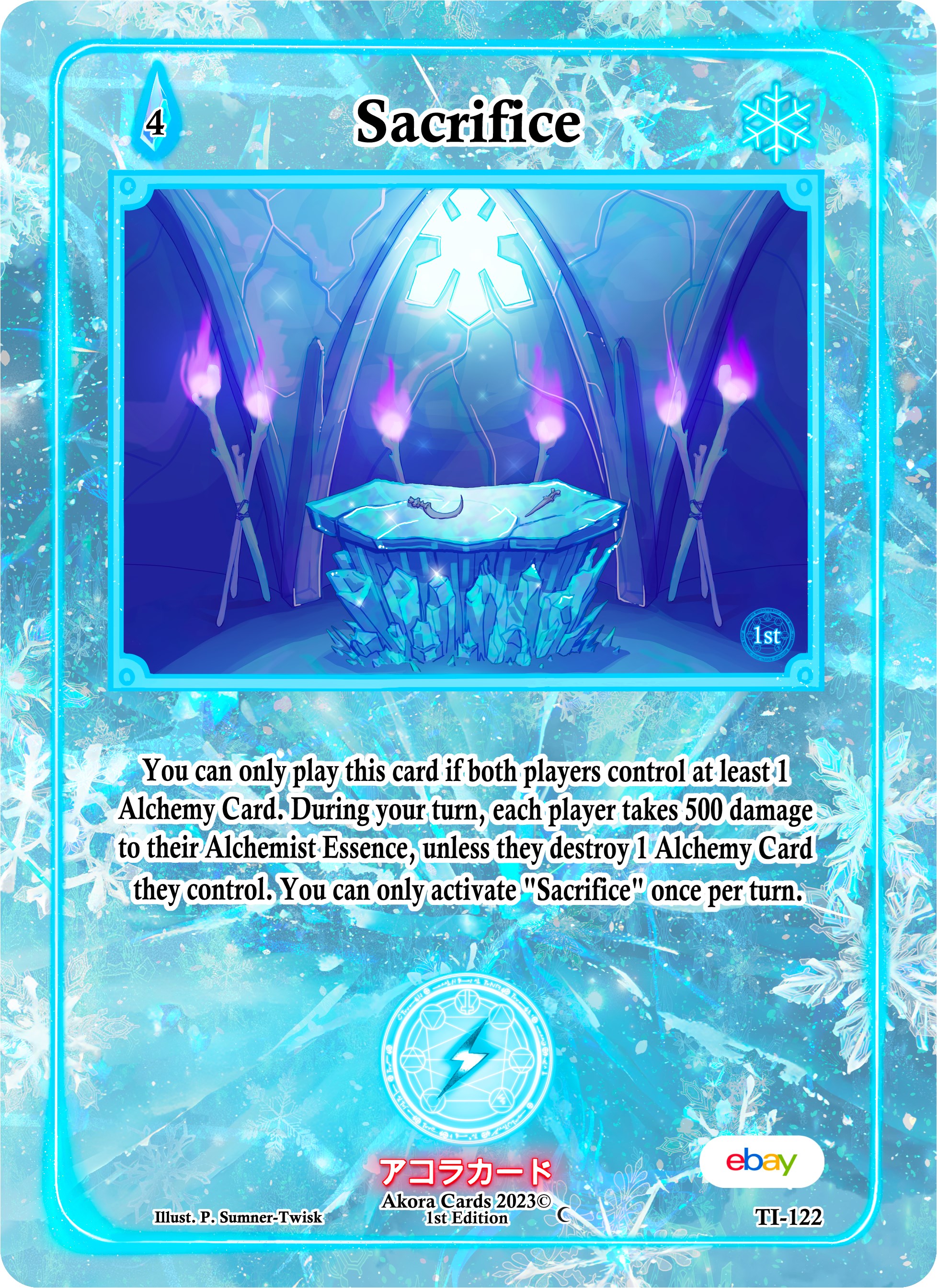 Sacrifice - Trials of Ikithia [eBay 1st Edition] - Akora TCG