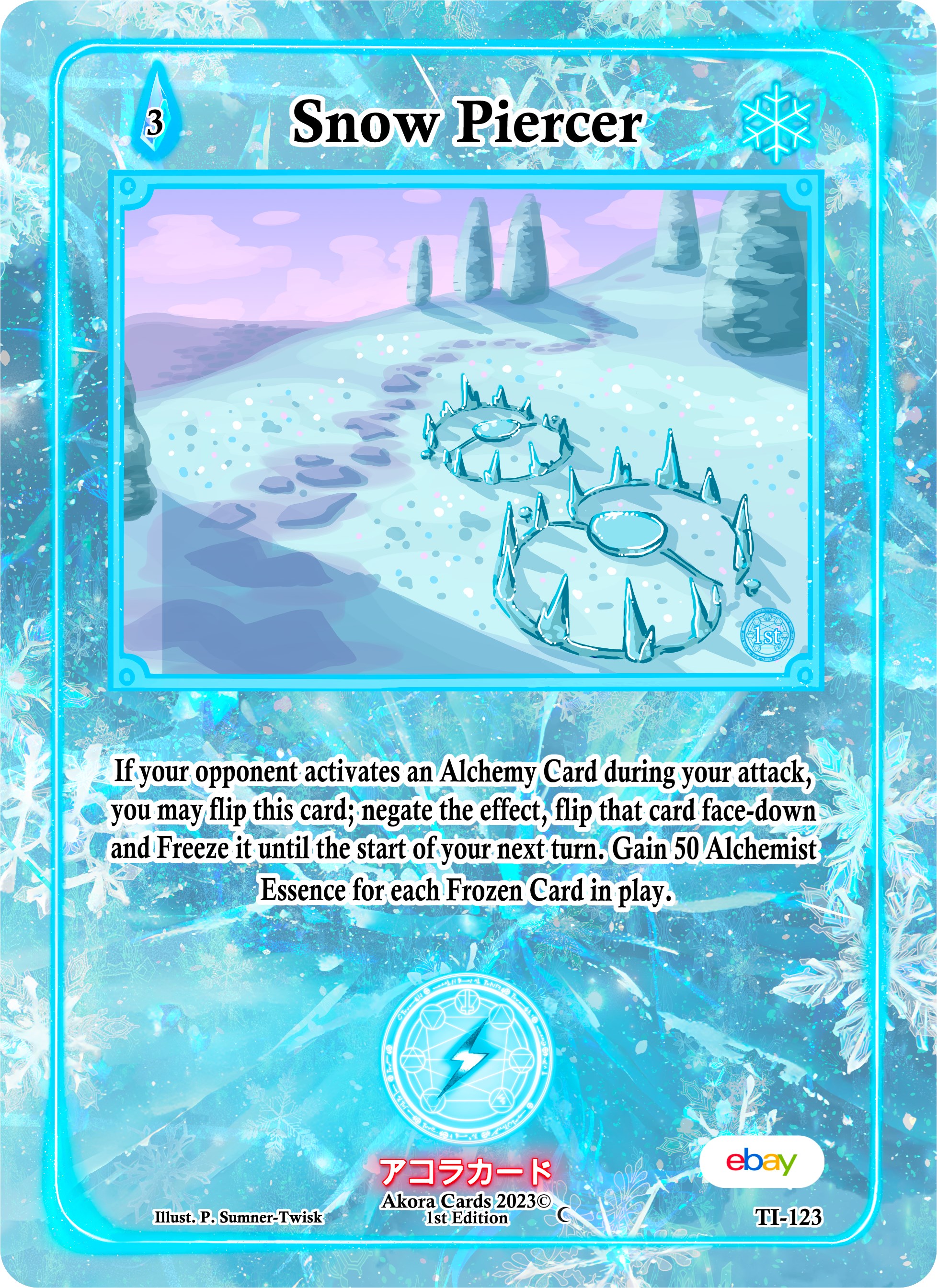 Snow Piercer - Trials of Ikithia [eBay 1st Edition] - Akora TCG