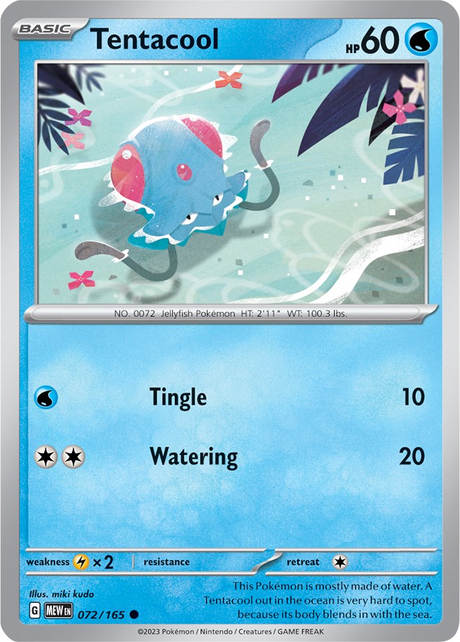 Tentacool - SV: Scarlet & Violet 151 - Pokemon