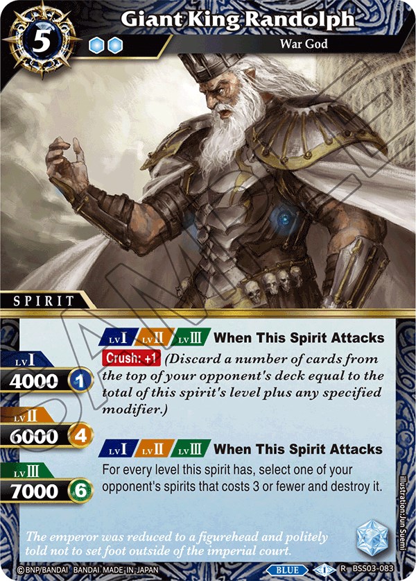 Giant King Randolph - Aquatic Invaders - Battle Spirits Saga