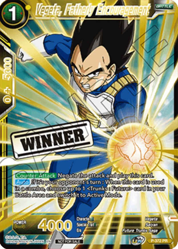 Vegeta, Fatherly Encouragement (Store Championship Winner Card 2023 ...