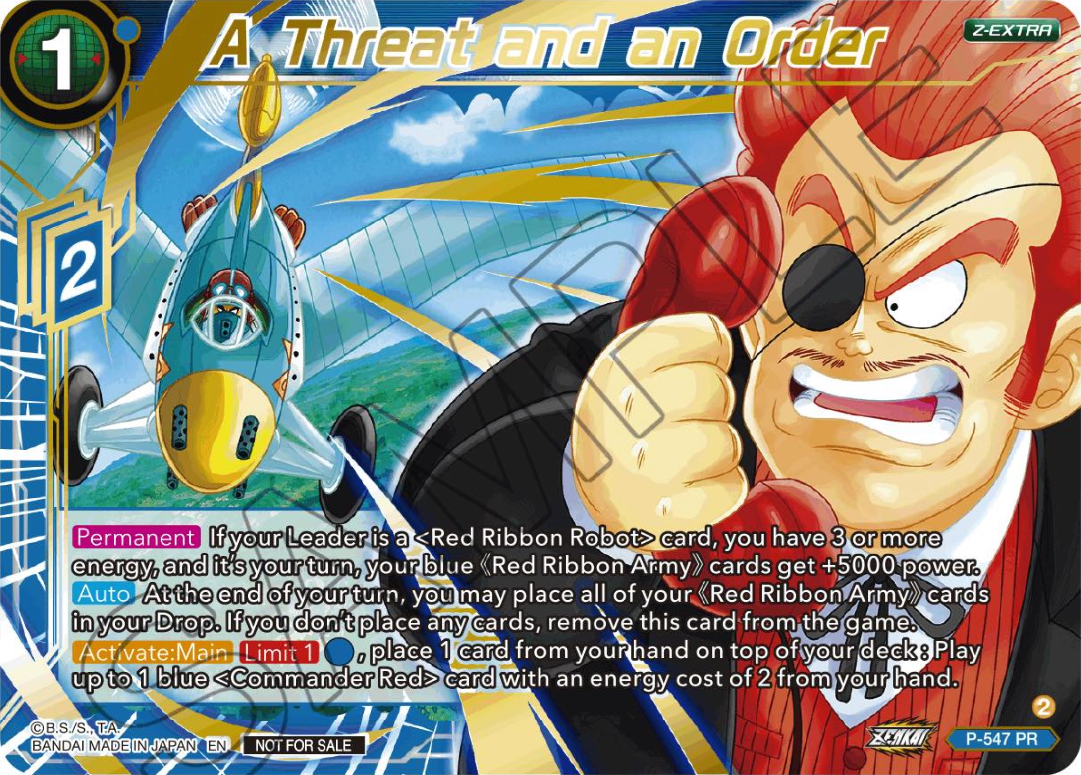 A Threat and an Order (Championship Z Extra Card Pack 2023) (Gold ...