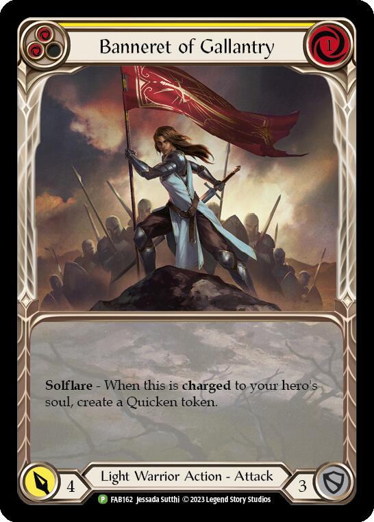 Banneret of Gallantry - 162 - Flesh and Blood: Promo Cards - Flesh and ...