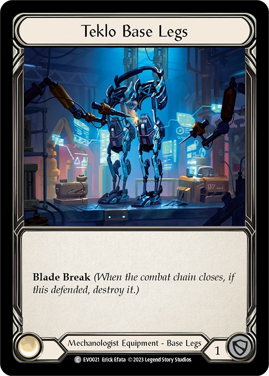 Teklo Base Legs - Bright Lights - Flesh and Blood TCG