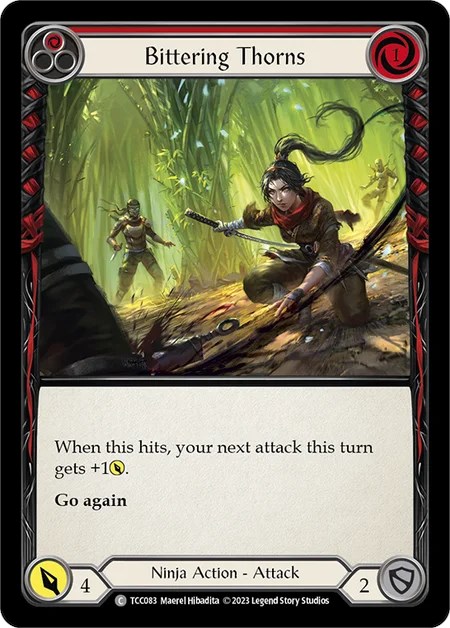 Bittering Thorns (Red) - Round the Table: TCCxLSS - Flesh and Blood TCG