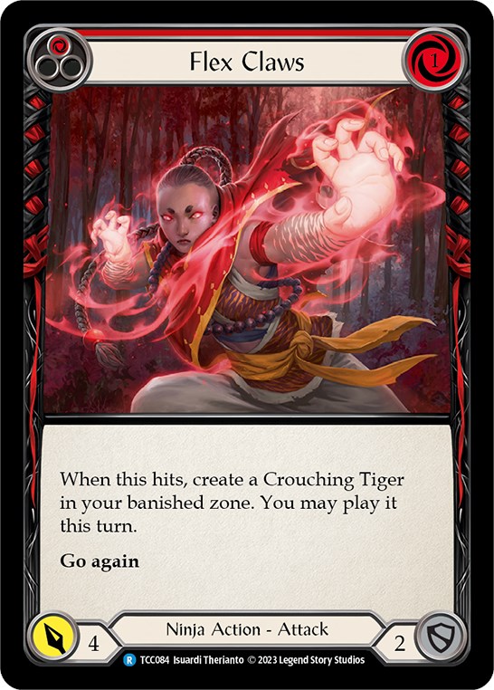 Flex Claws (Red) - Round the Table: TCCxLSS - Flesh and Blood TCG