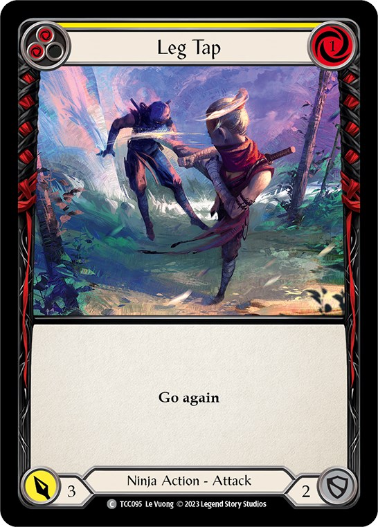 Leg Tap (Yellow) - Round the Table: TCCxLSS - Flesh and Blood TCG