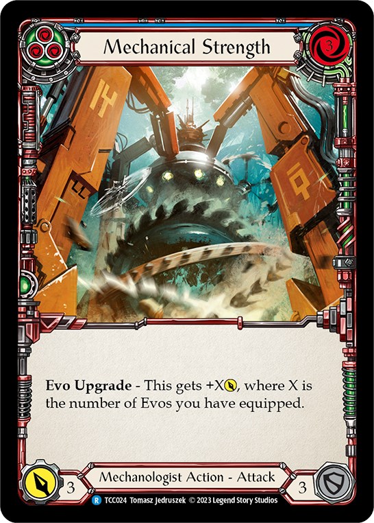 Mechanical Strength (Blue) - Round the Table: TCCxLSS - Flesh and Blood TCG