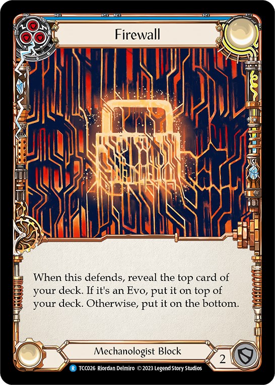 Firewall (Blue) - Round the Table: TCCxLSS - Flesh and Blood TCG