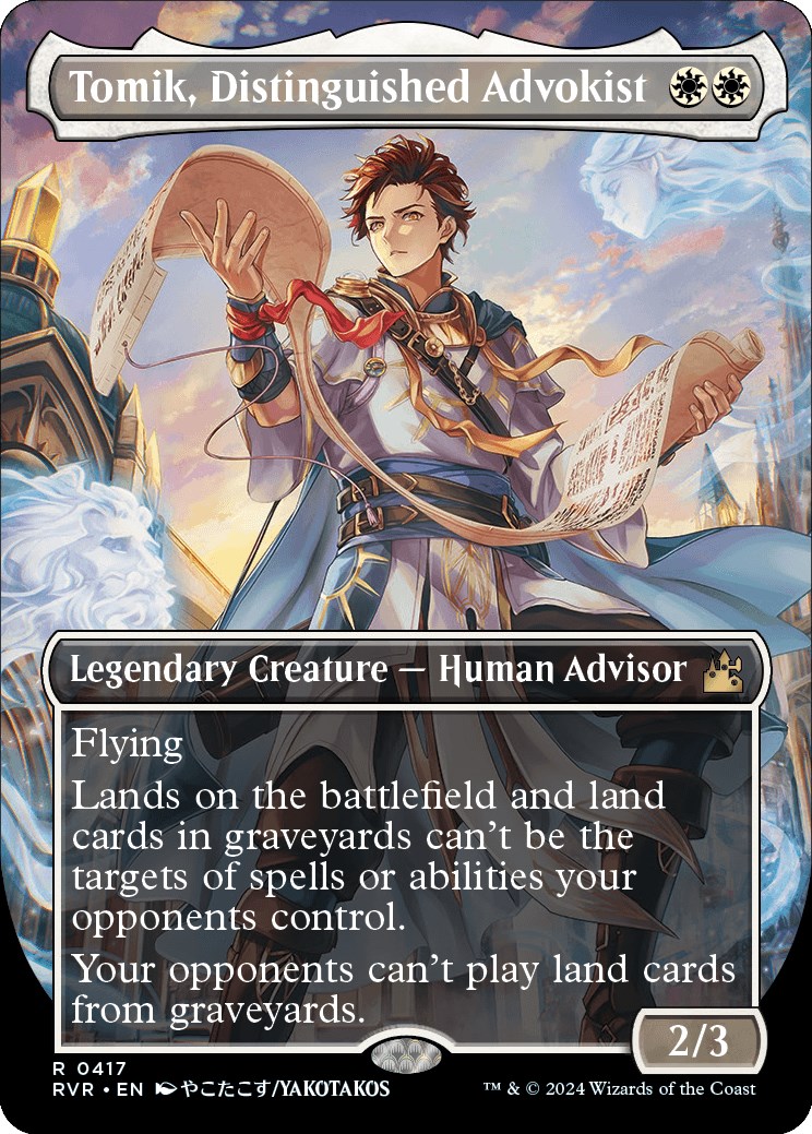Tomik, Distinguished Advokist (Anime Borderless) - Ravnica Remastered ...