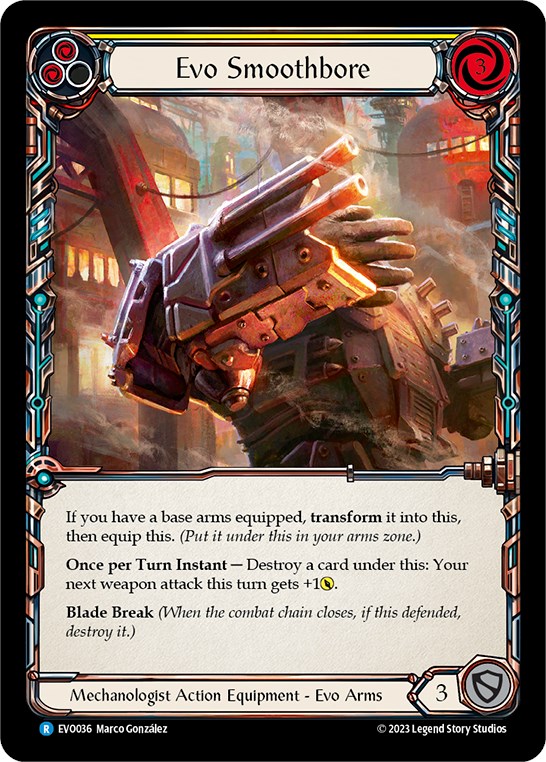 Evo Smoothbore - Bright Lights - Flesh and Blood TCG