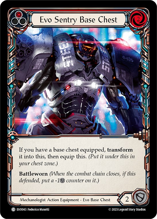 Evo Sentry Base Chest - Bright Lights - Flesh and Blood TCG