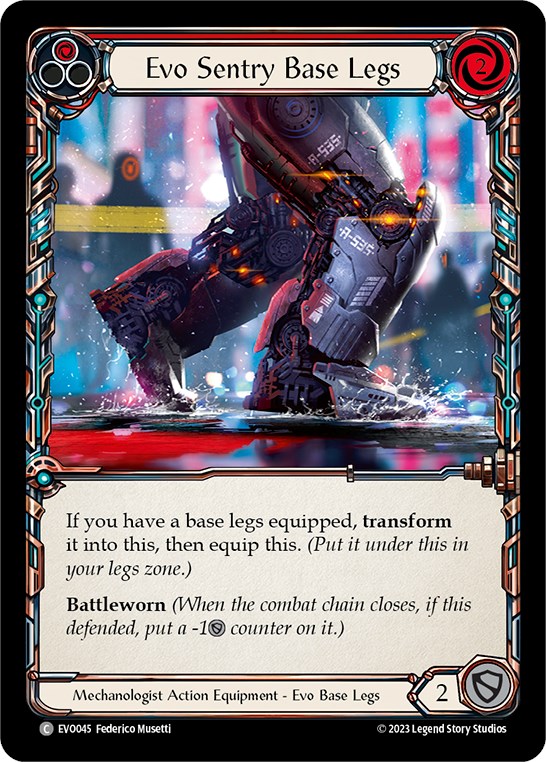 Evo Sentry Base Legs - Bright Lights - Flesh and Blood TCG