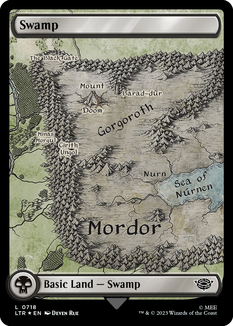 Swamp (0718) (Surge Foil) - Universes Beyond: The Lord of the Rings ...