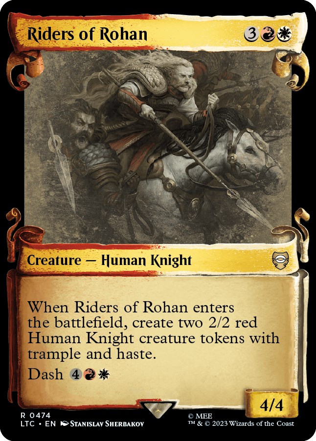 Riders of Rohan (Showcase Scrolls) - Commander: The Lord of the Rings ...