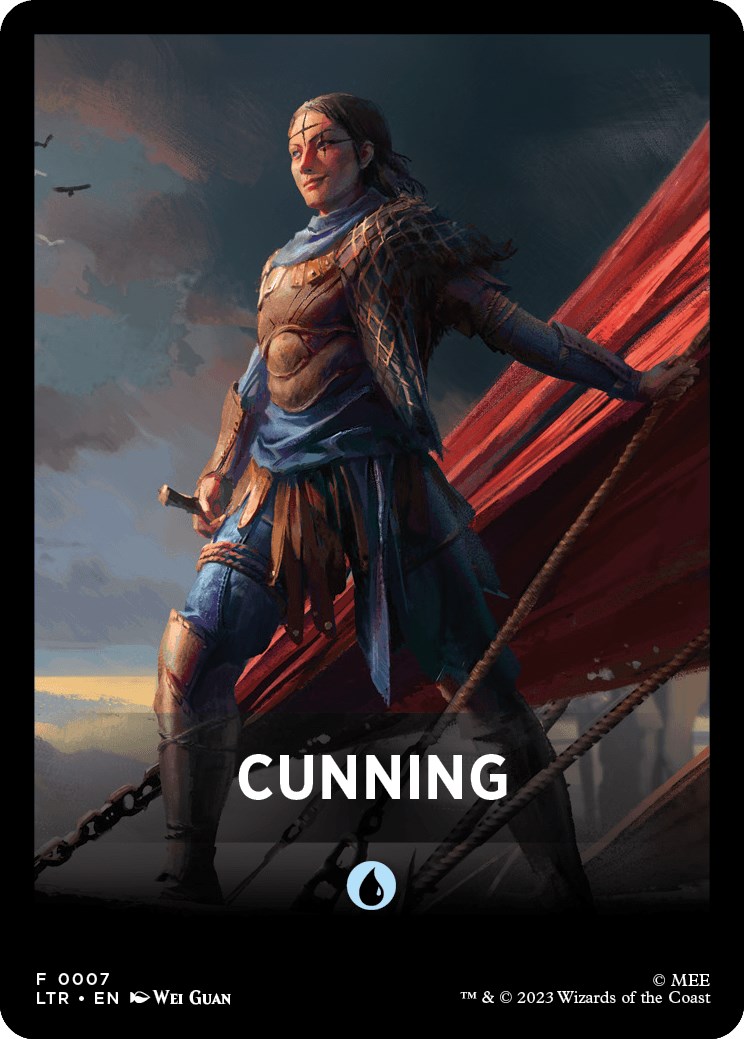 Cunning Theme Card - Universes Beyond: The Lord of the Rings: Tales of ...