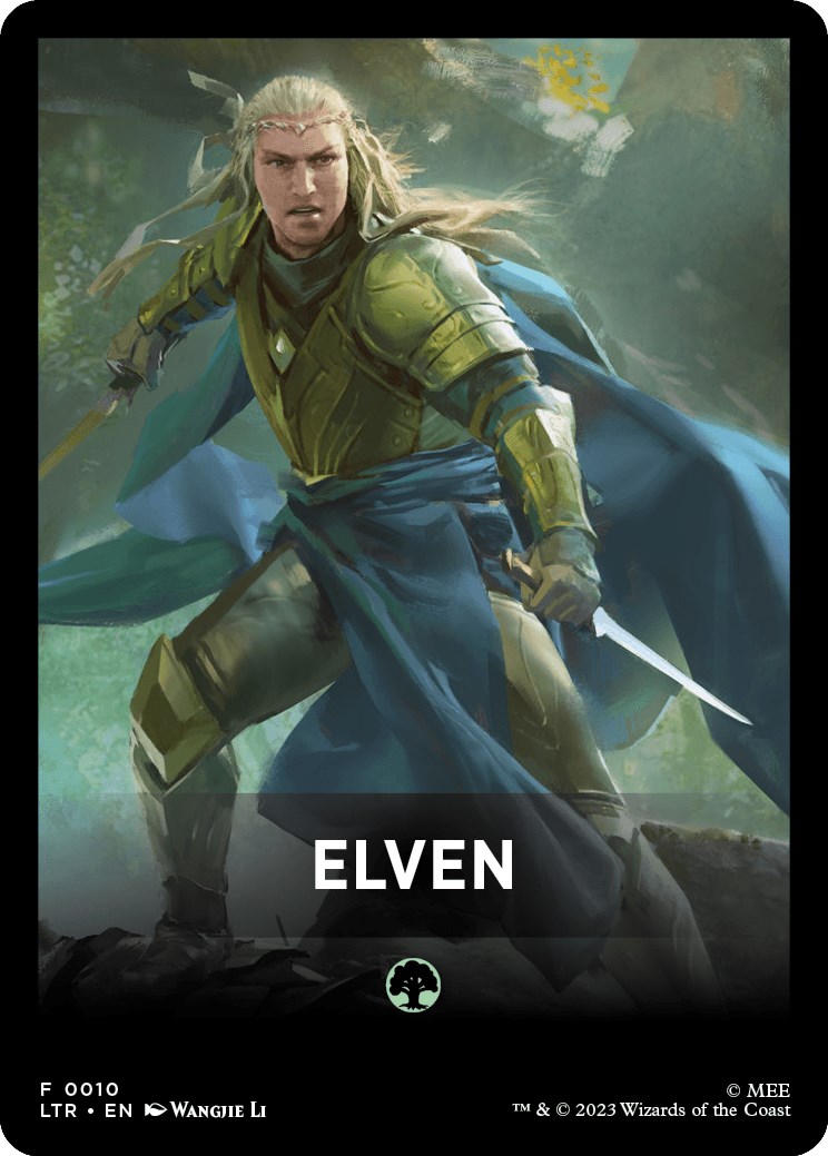 Elven Theme Card - Universes Beyond: The Lord of the Rings: Tales of ...