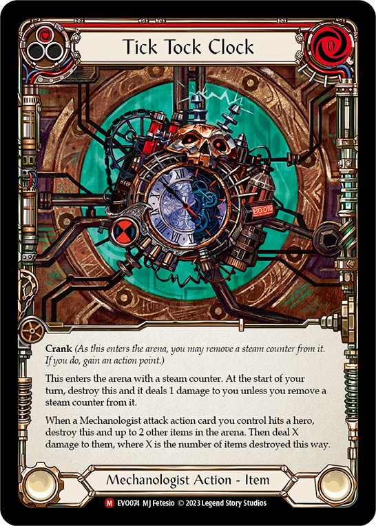 Tick Tock Clock - Bright Lights - Flesh and Blood TCG