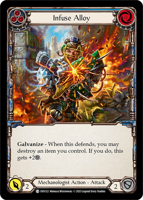 Infuse Alloy (Blue) - Bright Lights - Flesh and Blood TCG