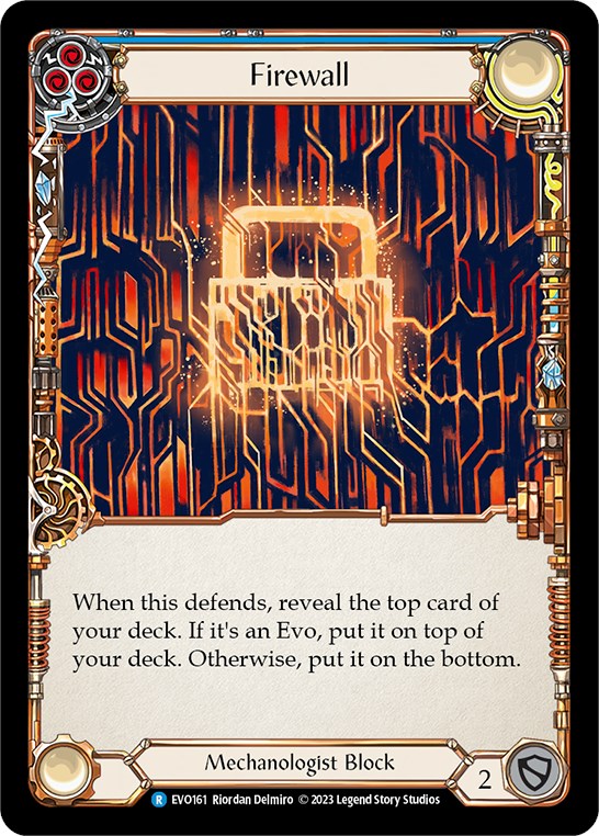 Firewall (Blue) - Bright Lights - Flesh and Blood TCG