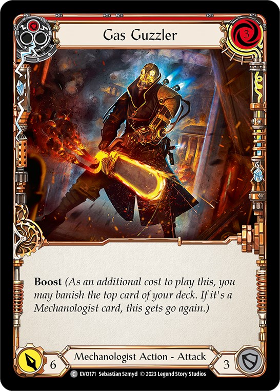 Gas Guzzler (Red) - Bright Lights - Flesh and Blood TCG