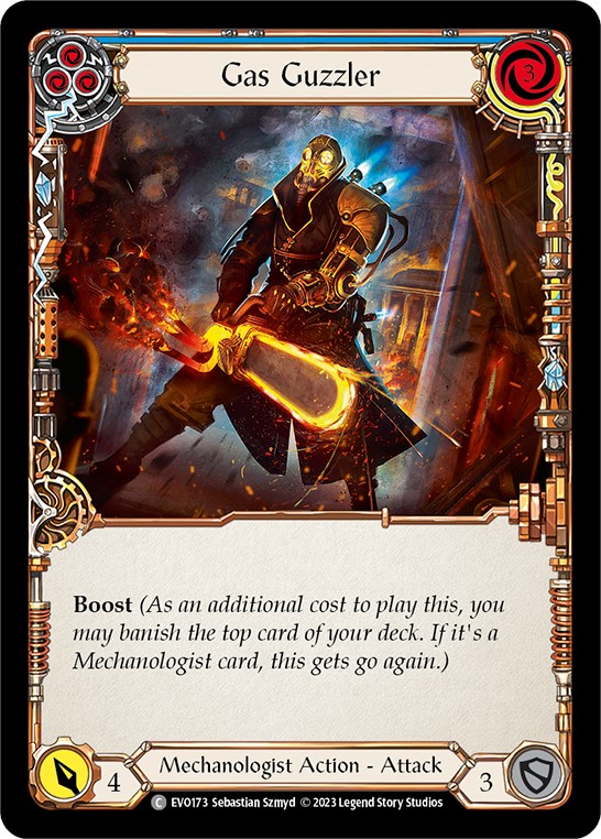 Gas Guzzler (Blue) - Bright Lights - Flesh and Blood TCG