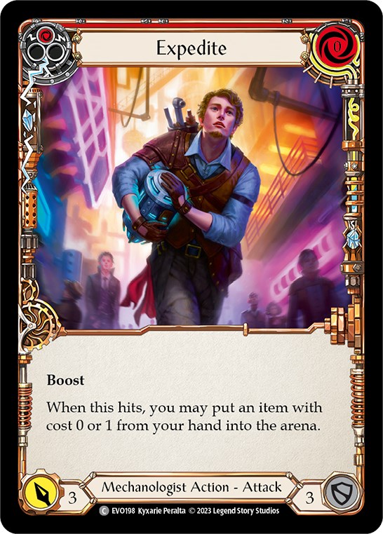 Expedite (Red) - Bright Lights - Flesh and Blood TCG