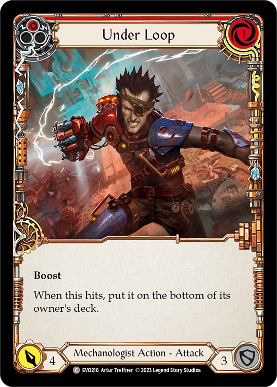 Under Loop (Red) - Bright Lights - Flesh and Blood TCG