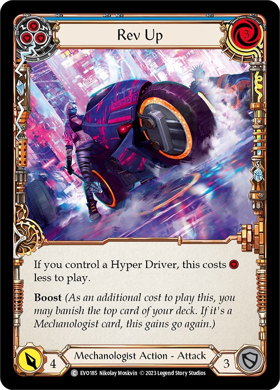 Rev Up (Blue) - Bright Lights - Flesh and Blood TCG